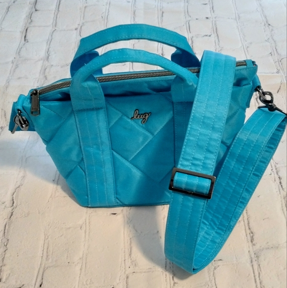 lug | Bags | Nwot Lug Dory Mini Quilted Crossbody Bag In Bright Blue ...